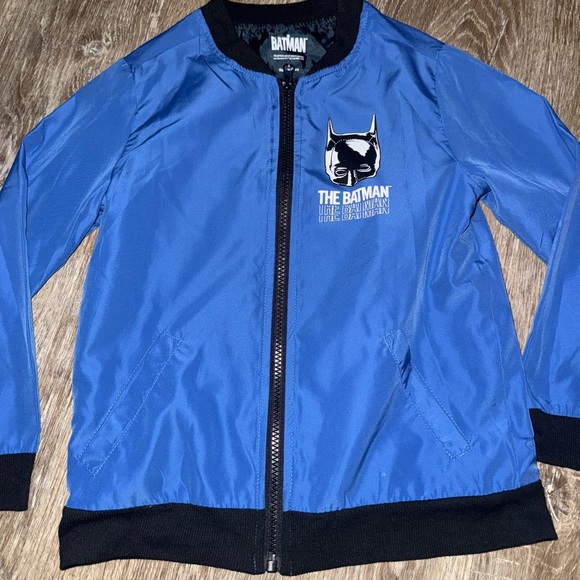 Batman | Jackets & Coats | Batman Blue Raincoat With Black Trim | Poshmark